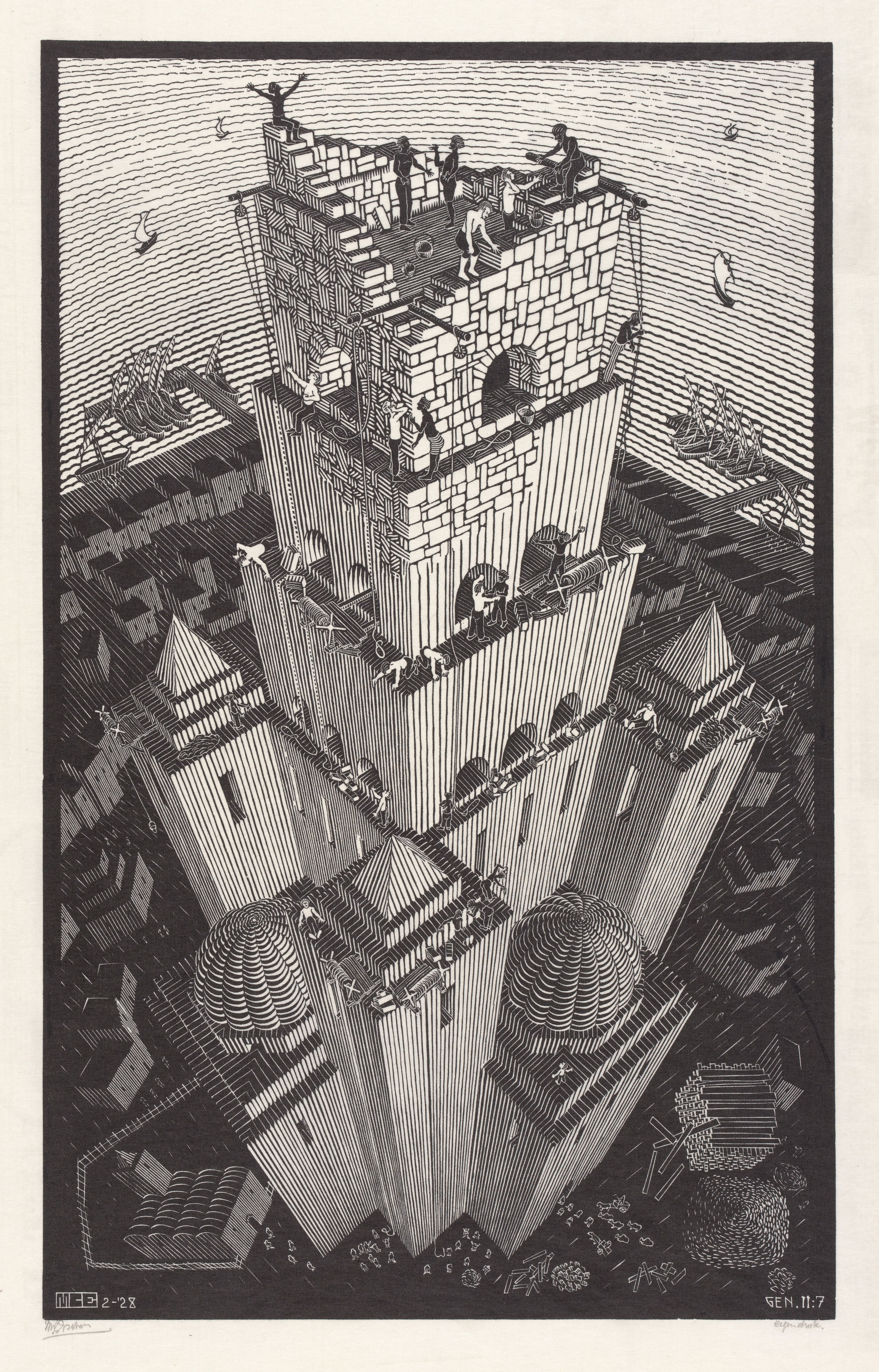 Self-Portrait as M.C. Escher Drawings - Sacramento Literary Review